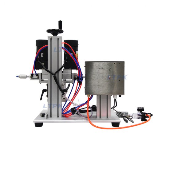 Semi auto pneumatic twist off screw capping machine|LT-6100|For Plastic ...